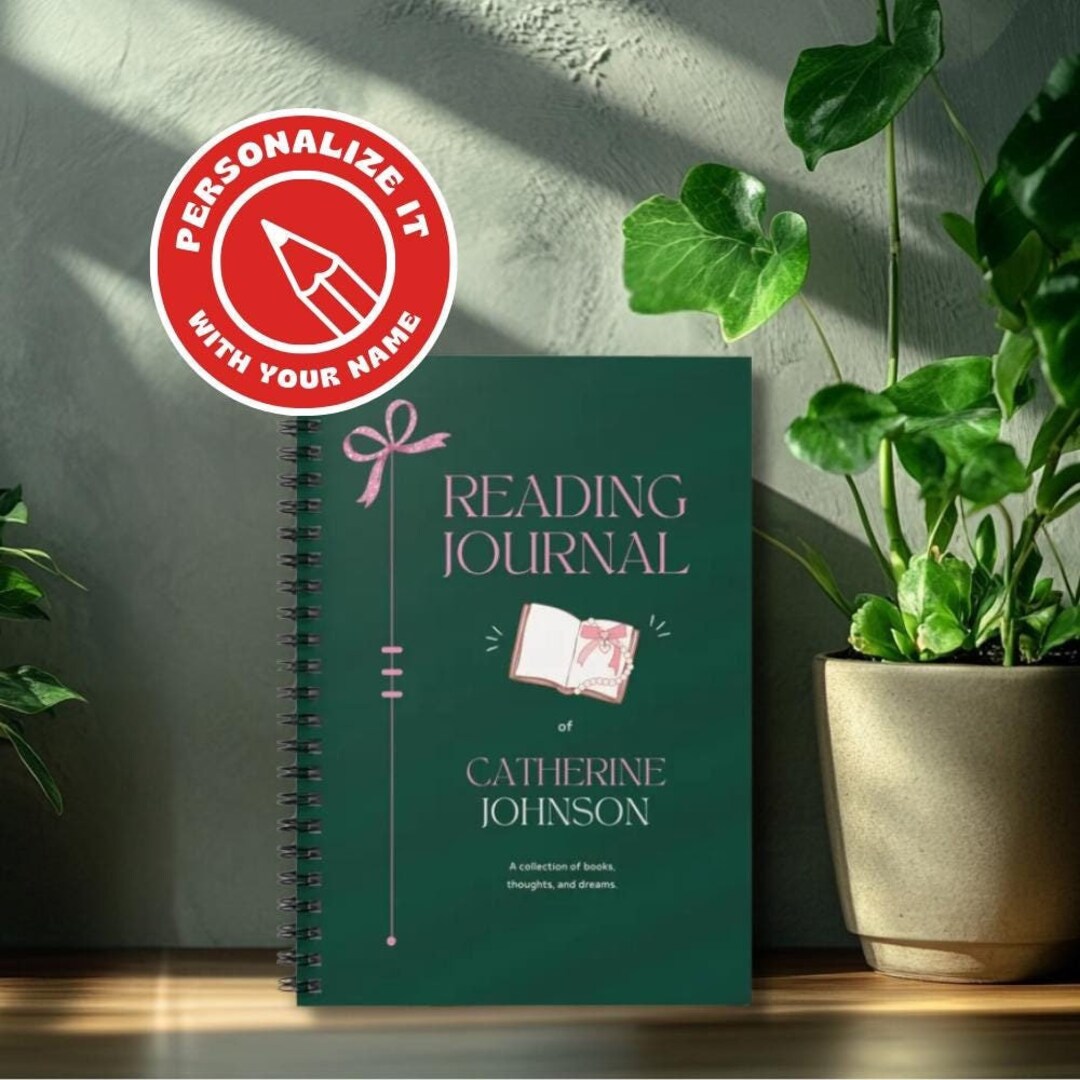 Book Reading Journal A Graceful Companion for Your Literary Adventures ...