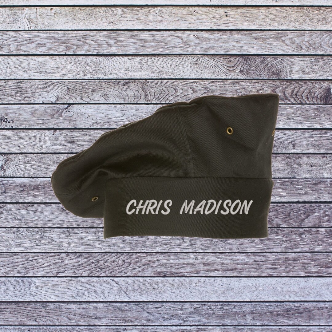 Custom Chef Hat With Embroidery, Personalized Chef Hat, Embroidered ...