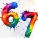 Creative Number Clipart PNG Perfect for Birthdays, Scrapbooking & More ...