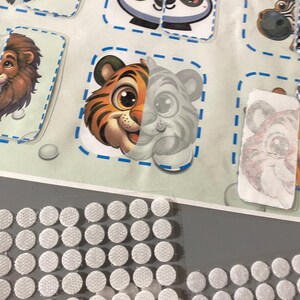 Animal Matching Puzzle Activity, Animal Skin Pattern Matching, Toddler ...