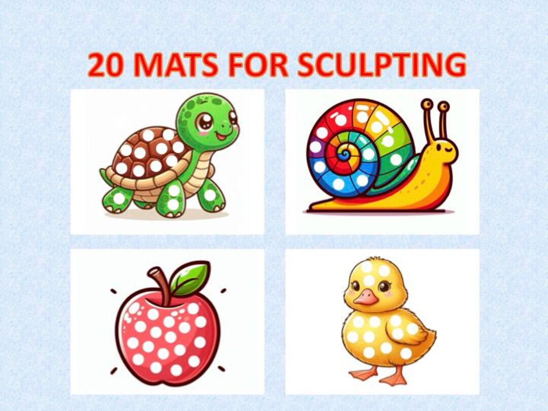 Play Dough Mats Printable Classroom Party Preschool Toddler Activities ...