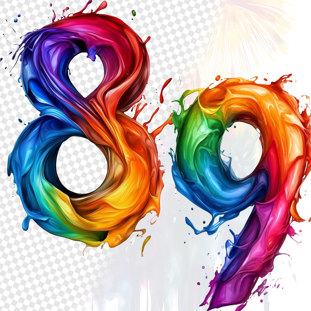 High-quality Number Clipart PNG Artistic Numbers for DIY & Design ...