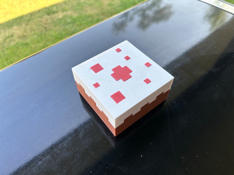Minecraft Cake - Jewelry Box - Minecraft Storage Box - Cake Decoration ...