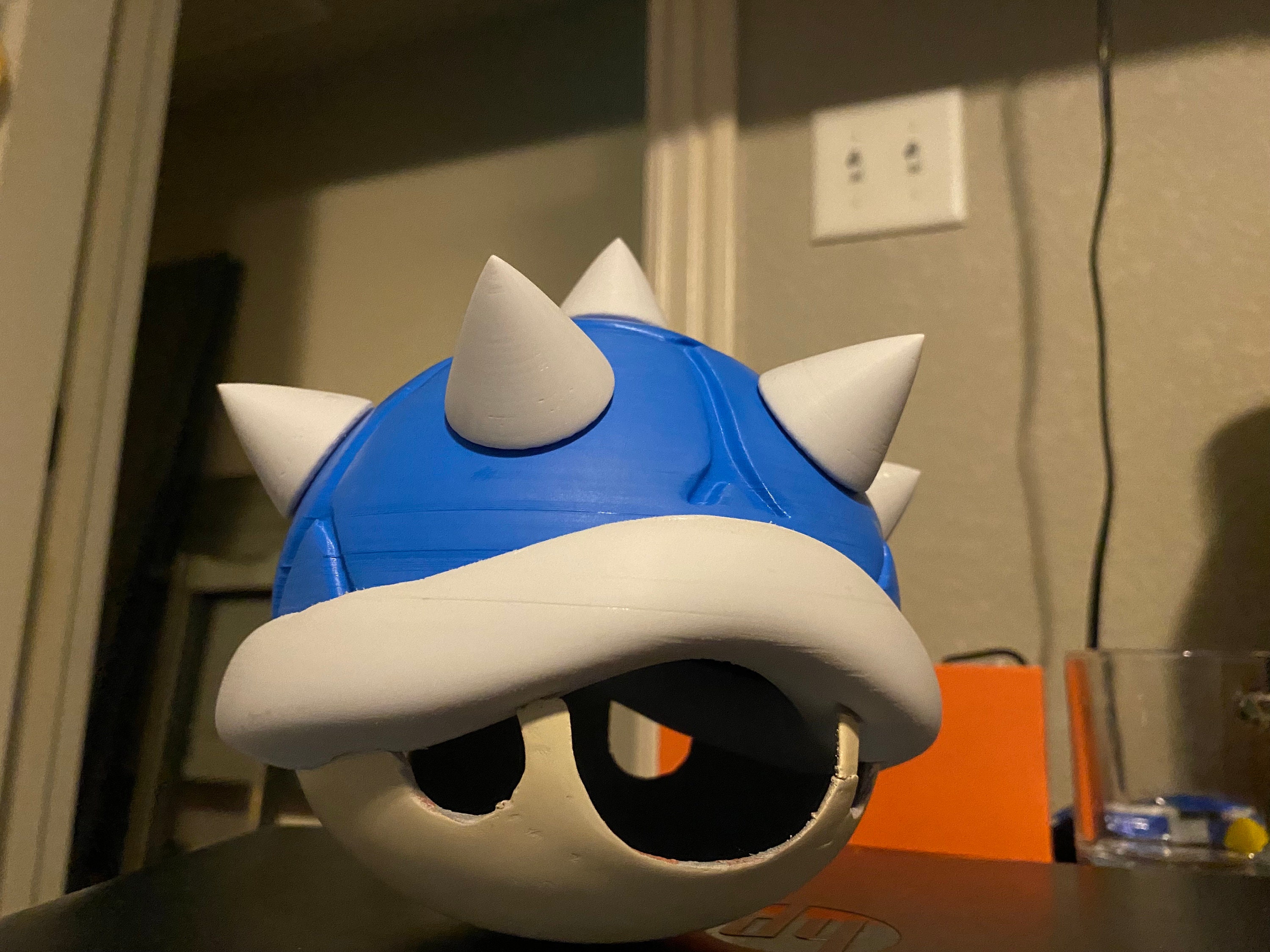 Blue Shell Mario Kart 3D Printed Mario Kart 8 Deluxe / Mario 64 Unique ...