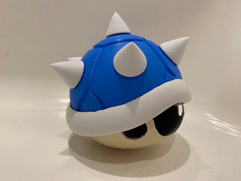 Blue Shell - Mario Kart - 3D Printed - Mario Kart 8 Deluxe / Mario 64 ...