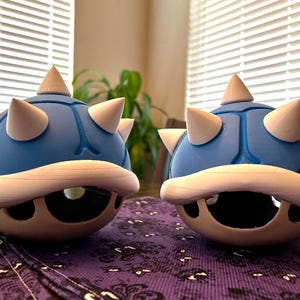 Blue Shell - Mario Kart - 3D Printed - Mario Kart 8 Deluxe / Mario 64 ...