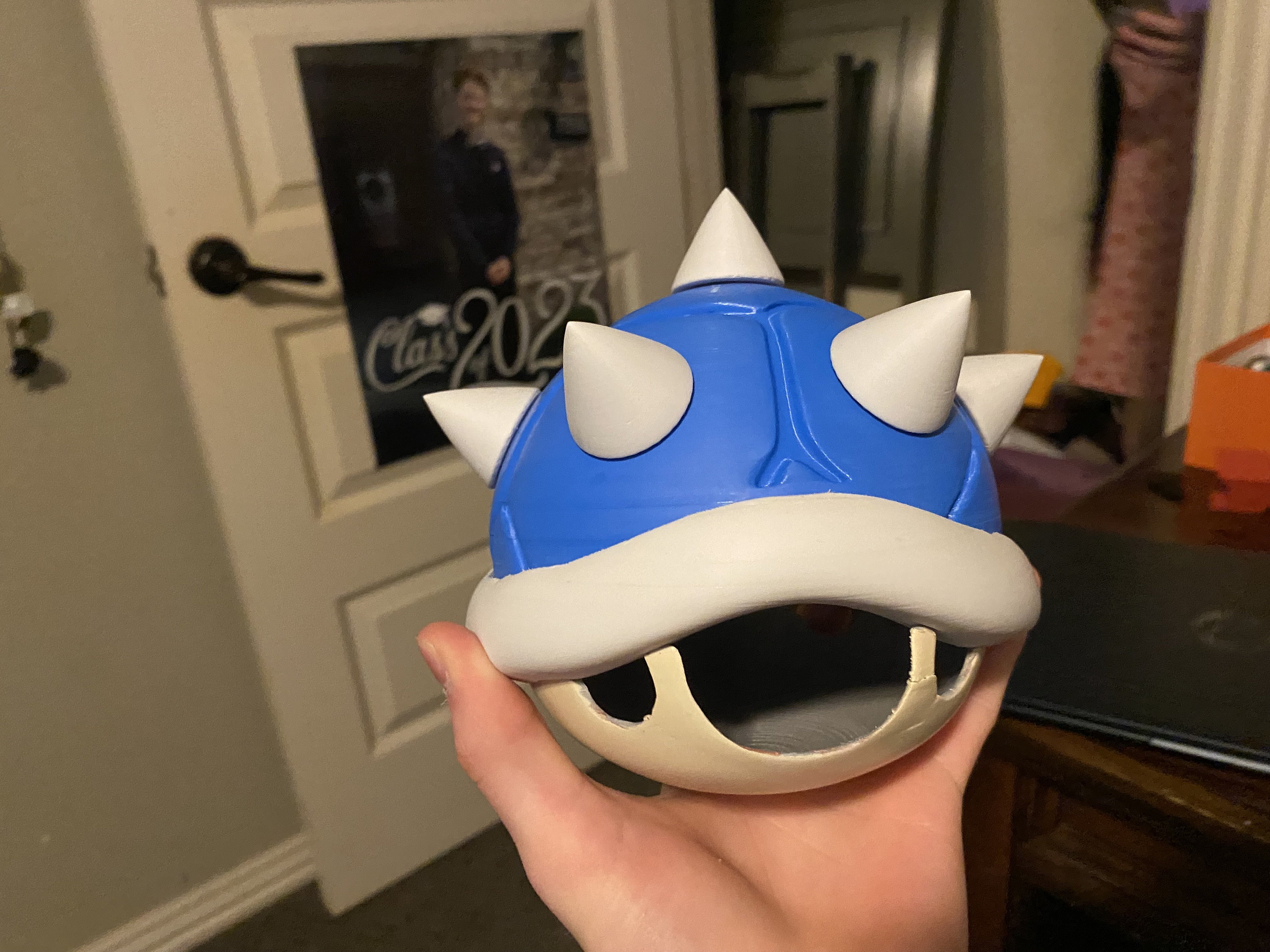 Blue Shell Mario Kart 3D Printed Mario Kart 8 Deluxe / Mario 64 Unique ...