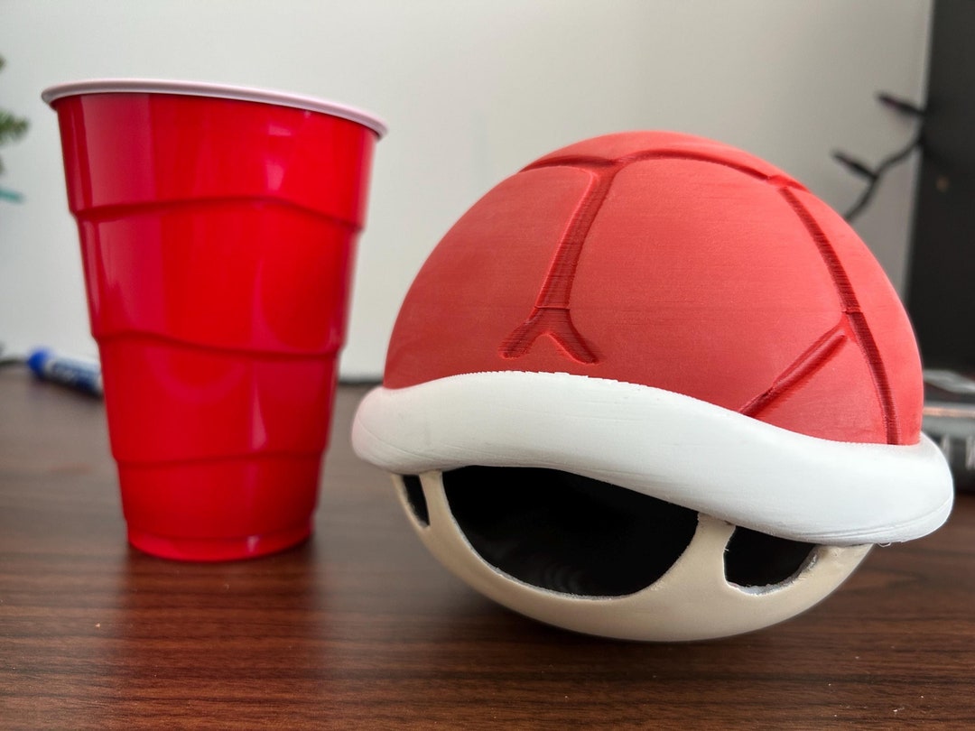 Red Shell - Mario Kart - 3D Printed - Super Mario Galaxy / Nintendo ...