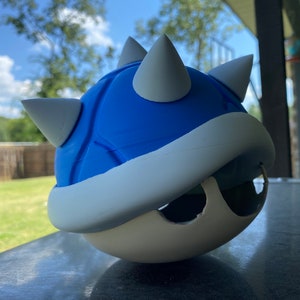 Blue Shell - Mario Kart - 3D Printed - Mario Kart 8 Deluxe / Mario 64 ...
