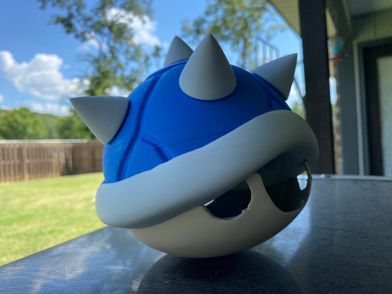Blue Shell - Mario Kart - 3D Printed - Mario Kart 8 Deluxe / Mario 64 ...