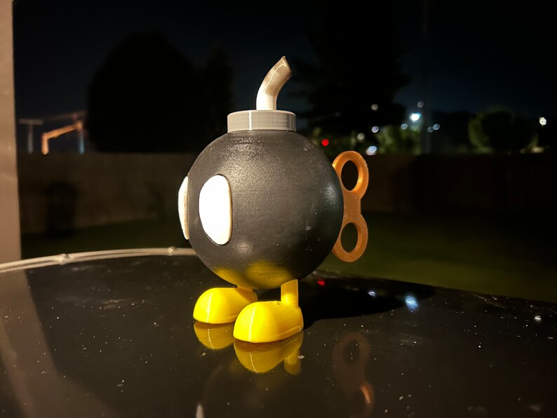 Bob-omb - Mario Kart & Super Mario - Perfect for Gamer Gifts, Mancave ...