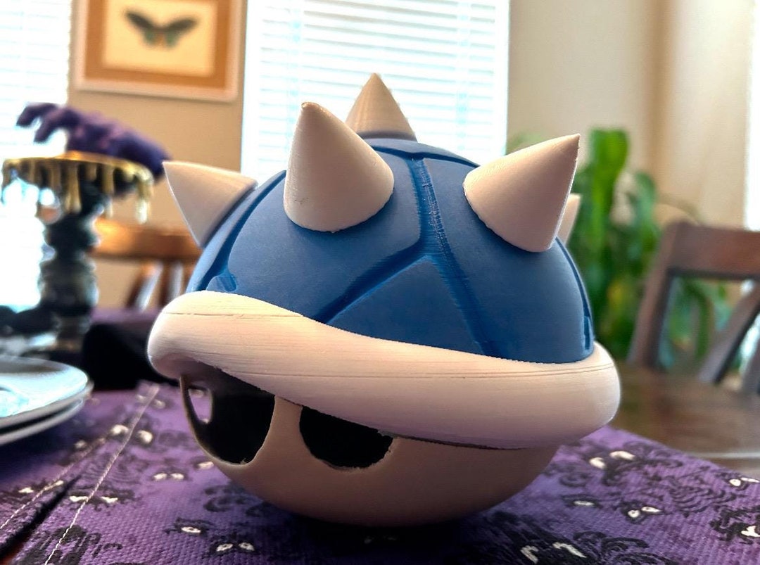 Blue Shell - Mario Kart - 3D Printed - Mario Kart 8 Deluxe / Mario 64 ...