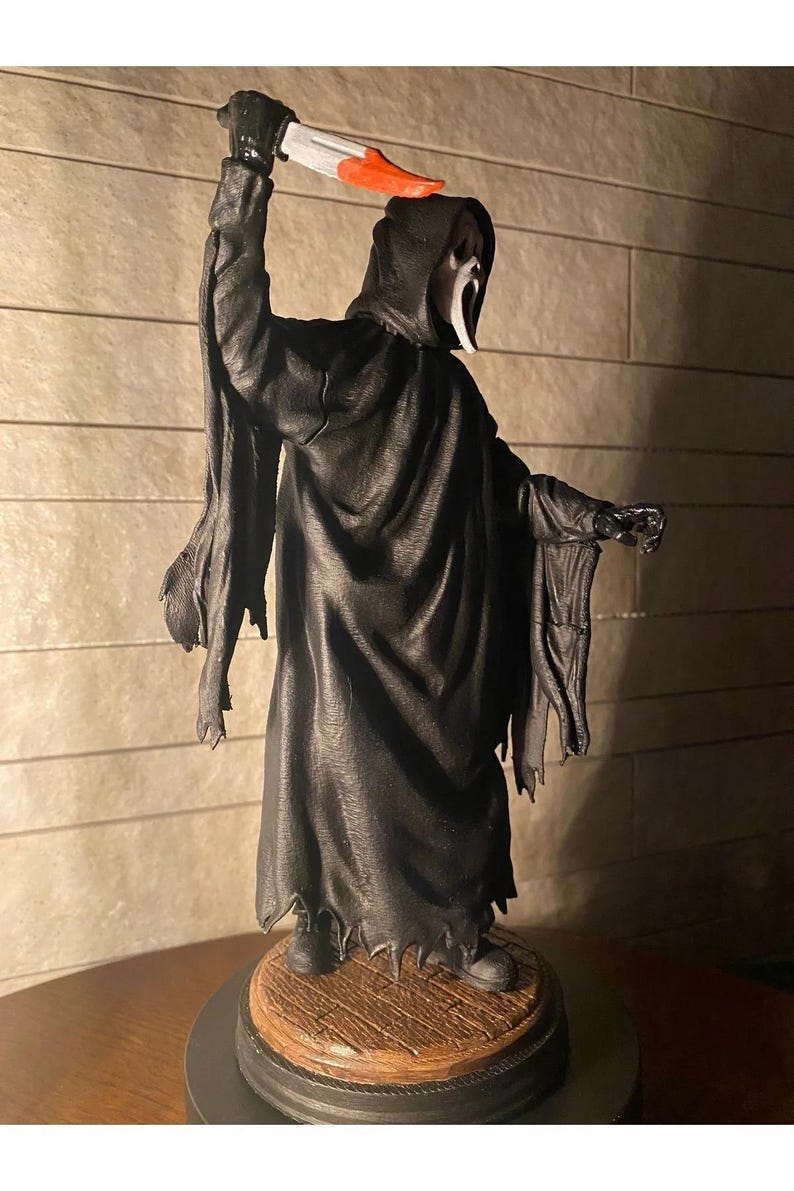 Scream Ghostface 3D Figure - Etsy