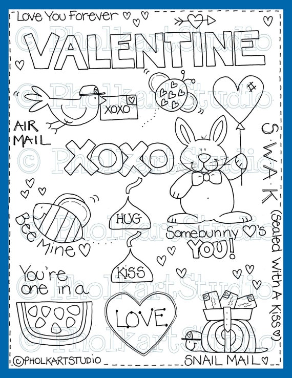Cute Valentines Day Coloring Sheets