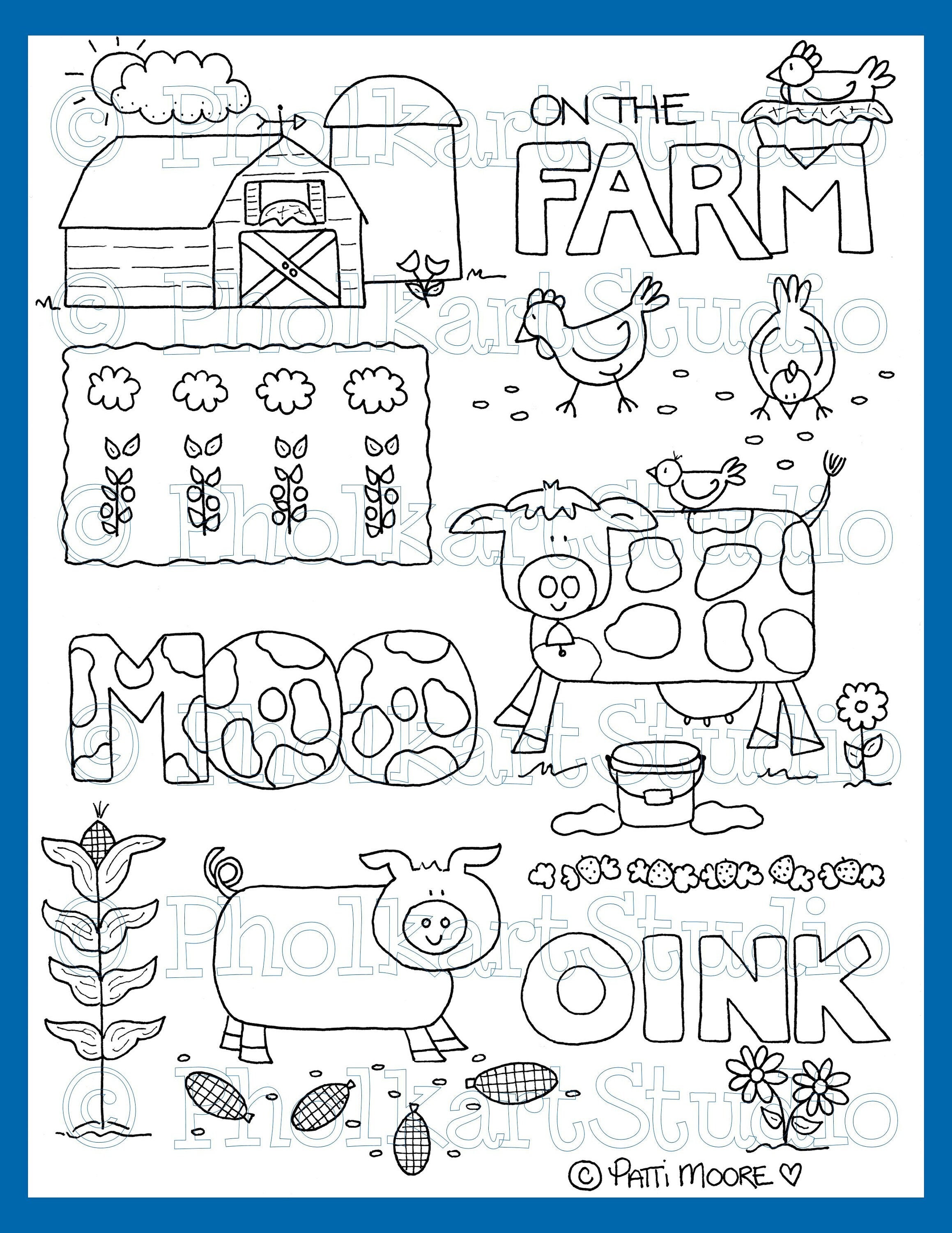 Silo Coloring Pages