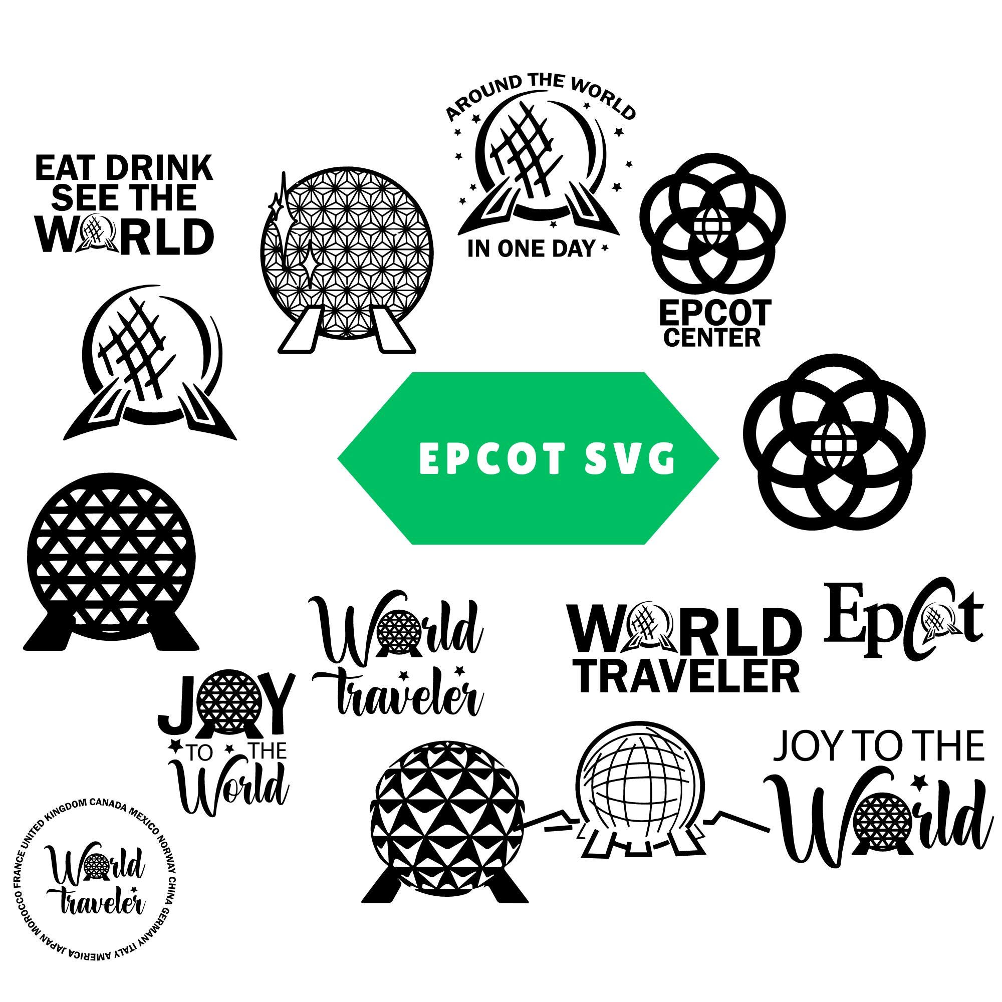 Epcot Svg, World Traveler Svg, Family Vacation Svg, Epcot Shirt ...