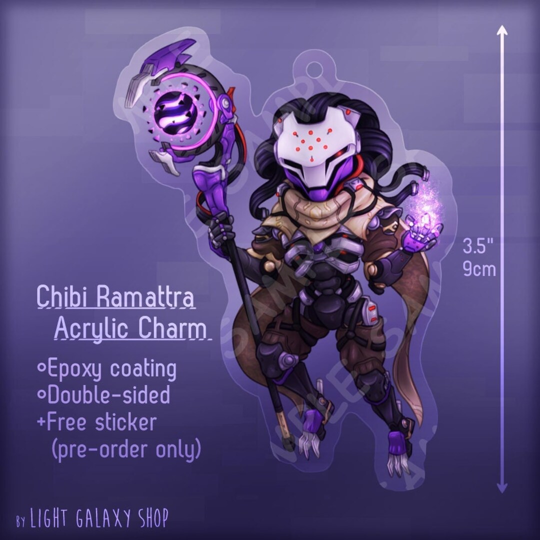 PRE-ORDER Chibi Ramattra Acrylic Keychain - Etsy