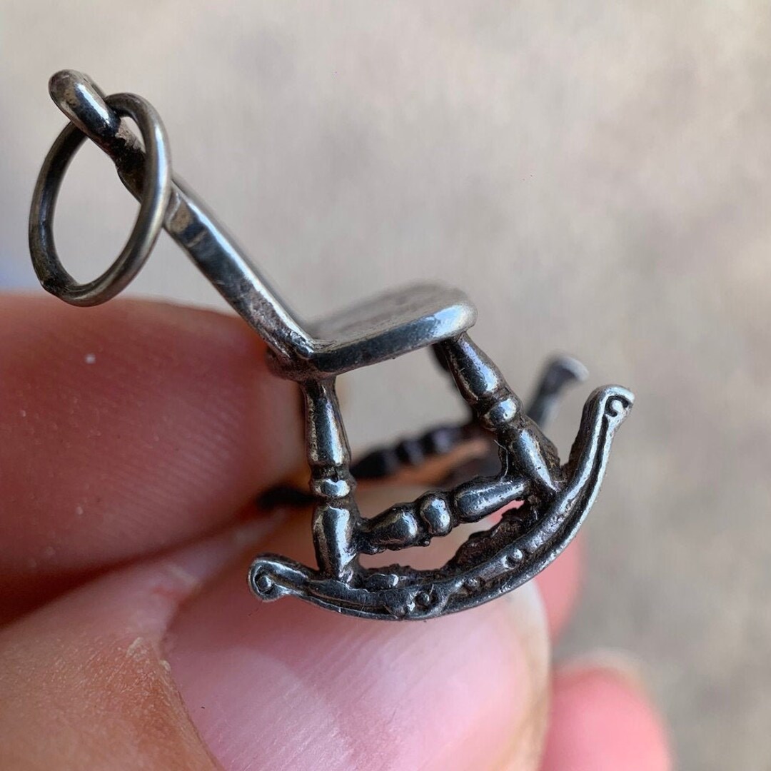 Rocking Chair Charm Detailed Victorian Charm New Mother Charm New House ...