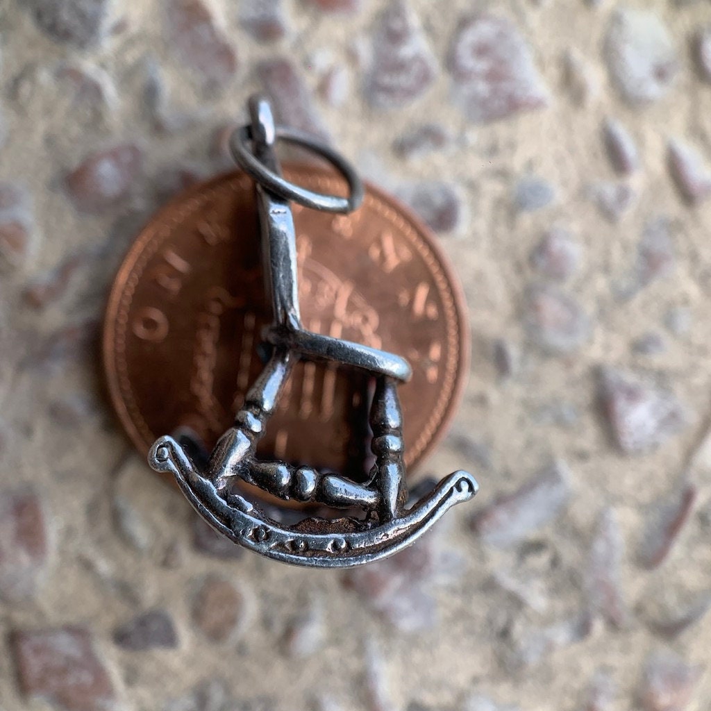 Rocking Chair Charm Detailed Victorian Charm New Mother Charm New House ...