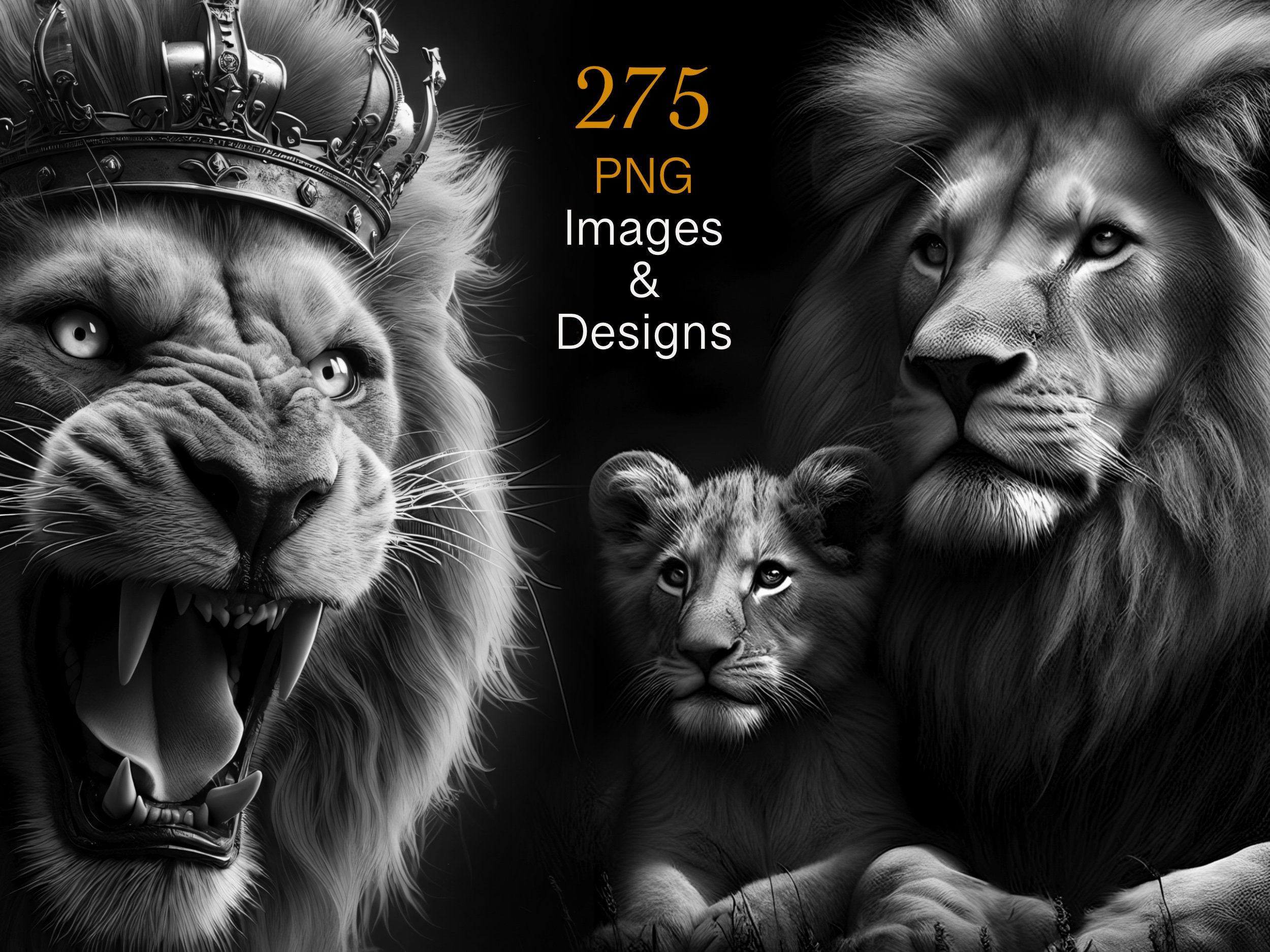 275 Realistic PNG Lions, Images and Designs of Lions, Lion Portrait ...