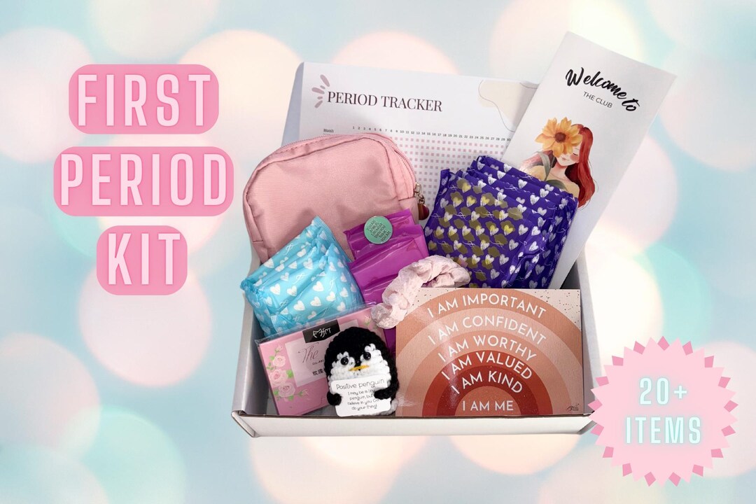FIRST PERIOD KIT | Period Starter Kit | Gift for Girls | Lil-lets Pads ...