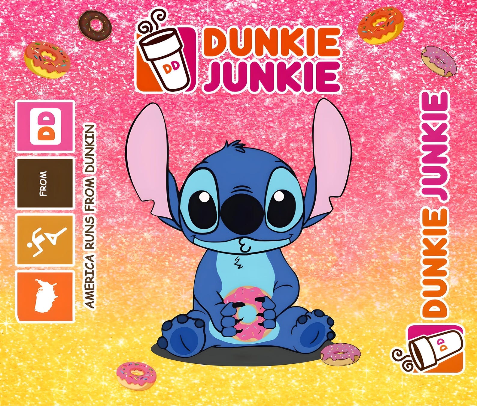 Dunkie Junkie Tumbler Wrap - Etsy