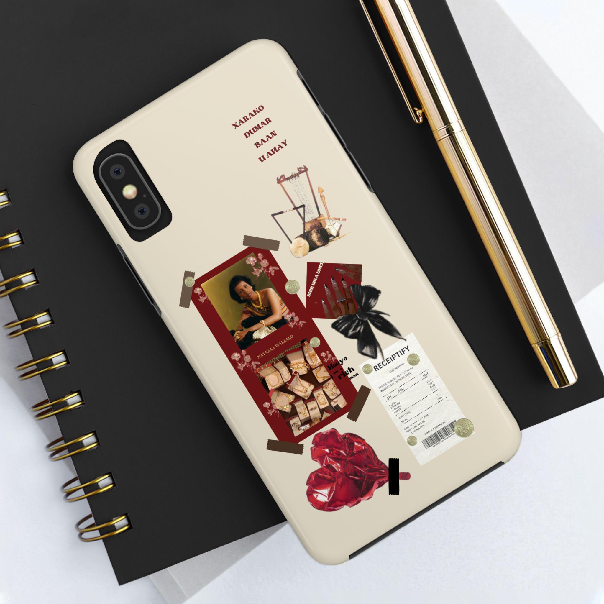 Aesthetic Somali Tough Phone Case iPhone Samsung Preppy Gift, Artful ...