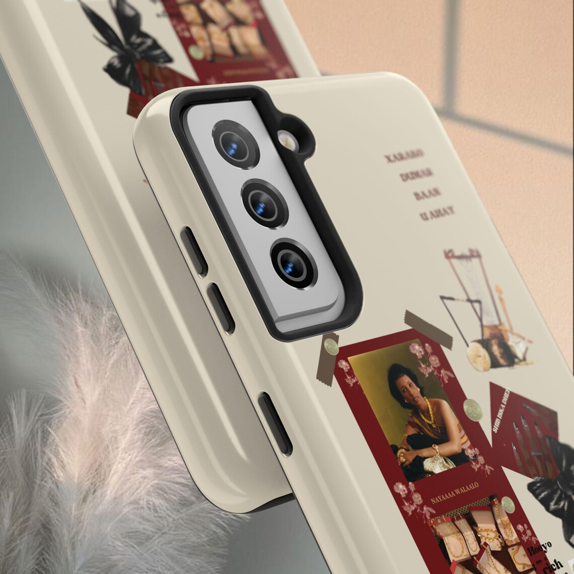 Aesthetic Somali Tough Phone Case iPhone Samsung Preppy Gift, Artful ...