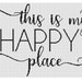 This is My Happy Place PDF Cross Stitch Pattern - INSTANT DOWNLOAD - Etsy