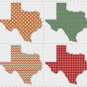 Texas Cross Stitch Sampler PDF Pattern INSTANT DOWNLOAD - Etsy