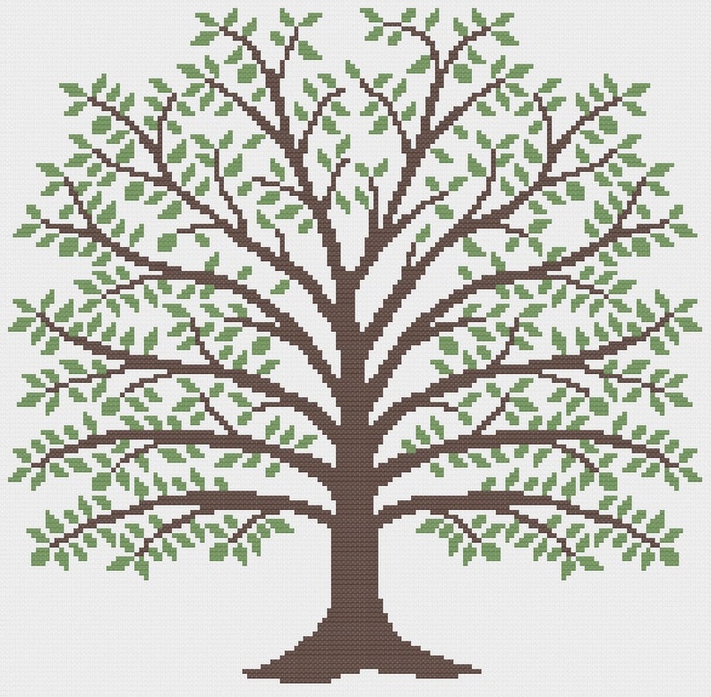 Temperature Tree Cross Stitch Pattern PDF INSTANT DOWNLOAD | Etsy New ...