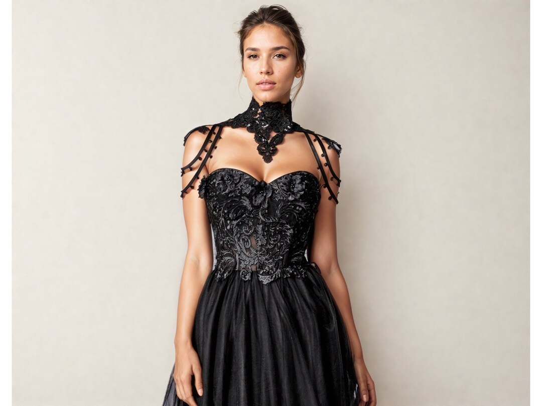 Gothic wedding,Dark Fairy Prom dress,Ball gown, gothic prom dress ...