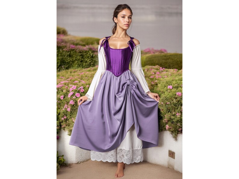 Ren Faire Dress, Medieval Costume,renaissance Dress,prairie Dress,ren ...