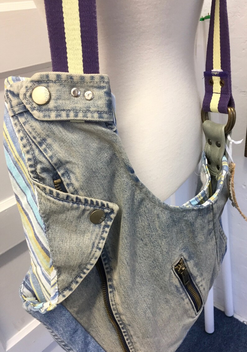 Upcycled Jean Jacket Purse - Etsy