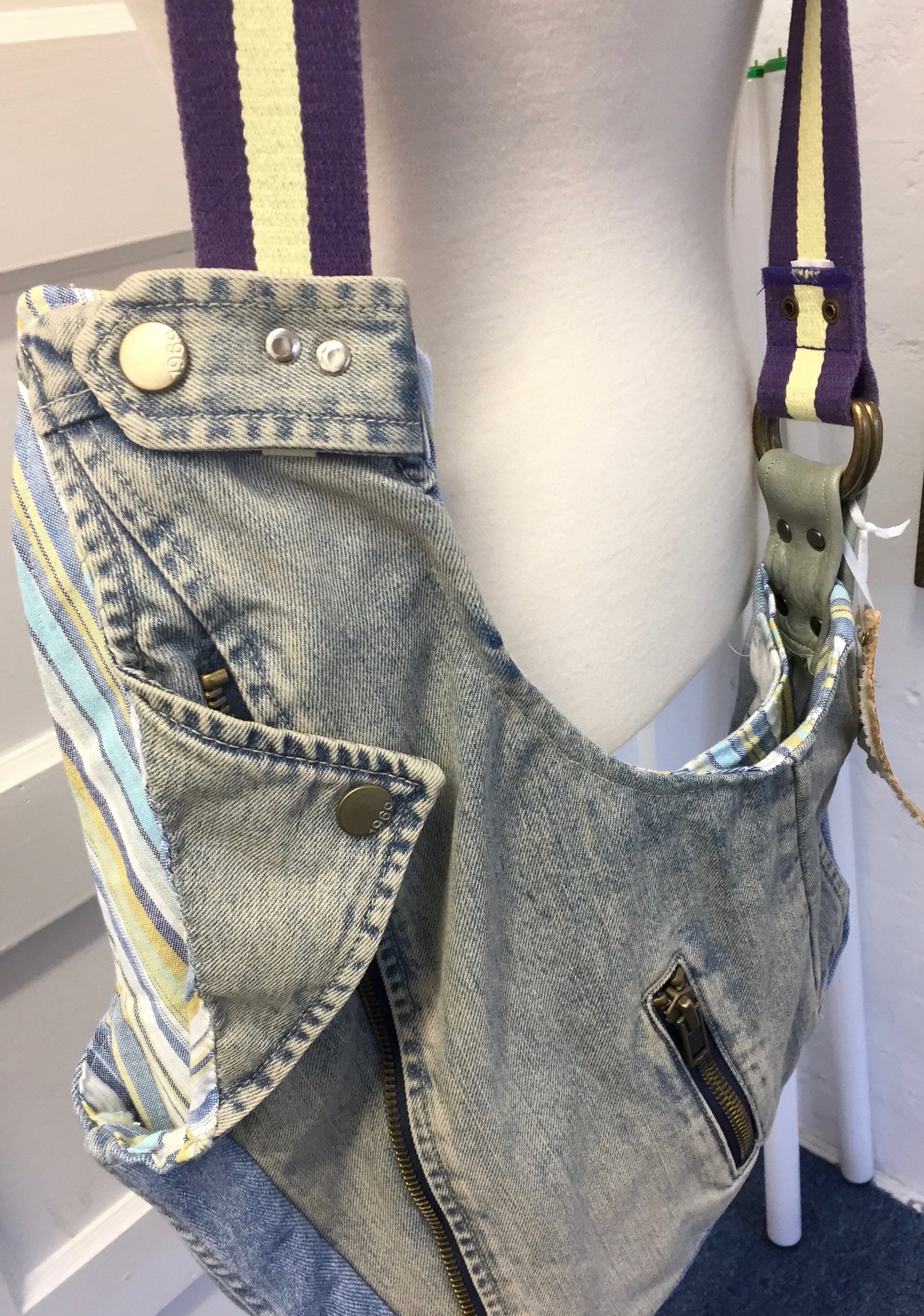 Upcycled Jean Jacket Purse - Etsy