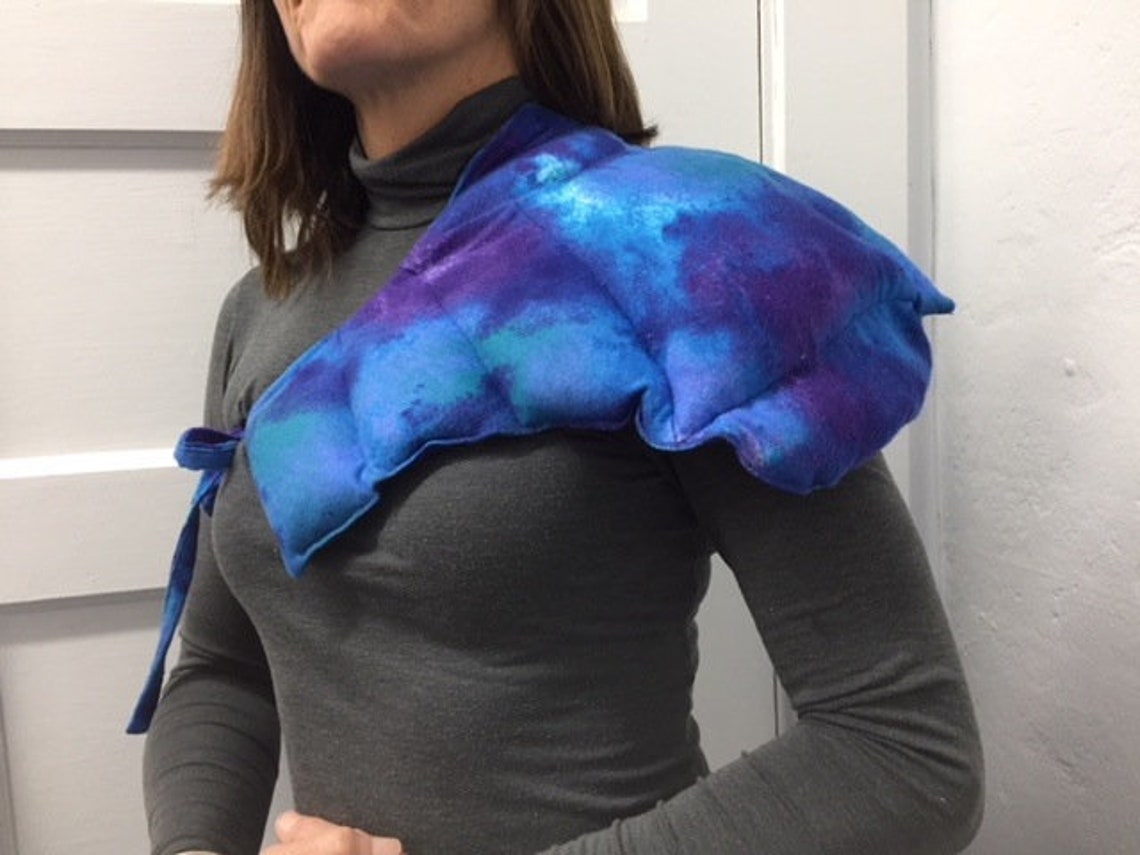 Rice Filled Therapeutic Heating Pad - Etsy