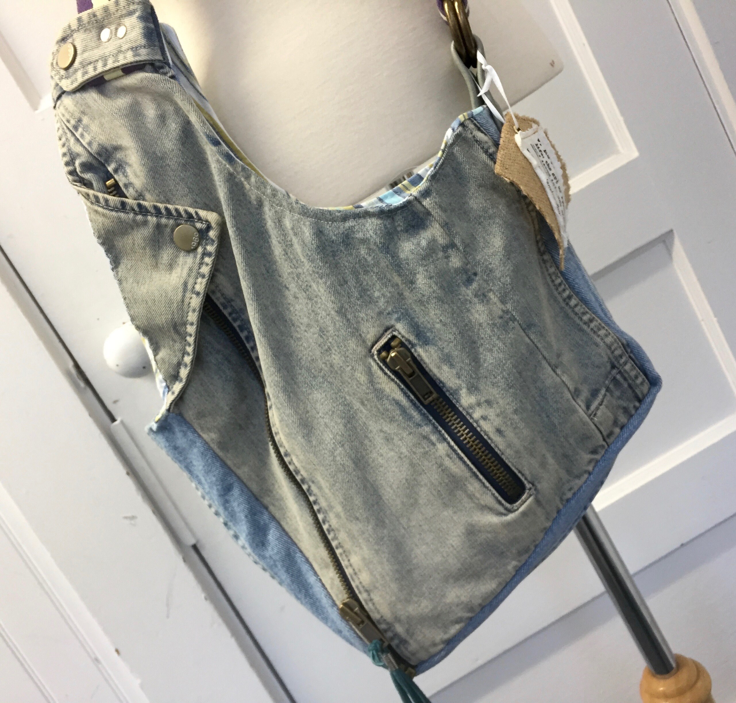 Upcycled Jean Jacket Purse - Etsy