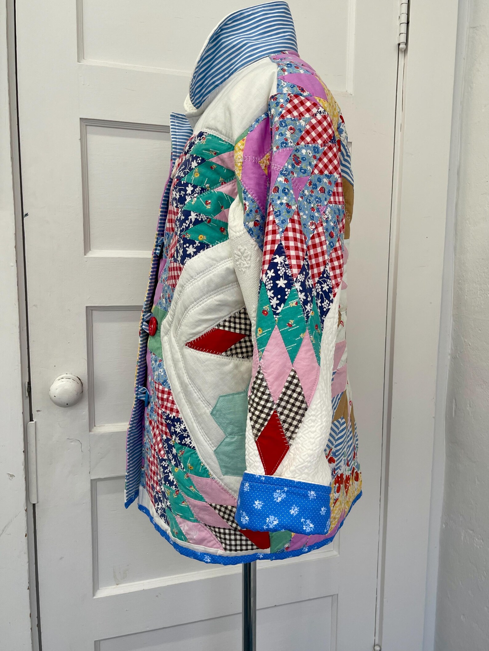Upcycled Quilt Jacket - Etsy