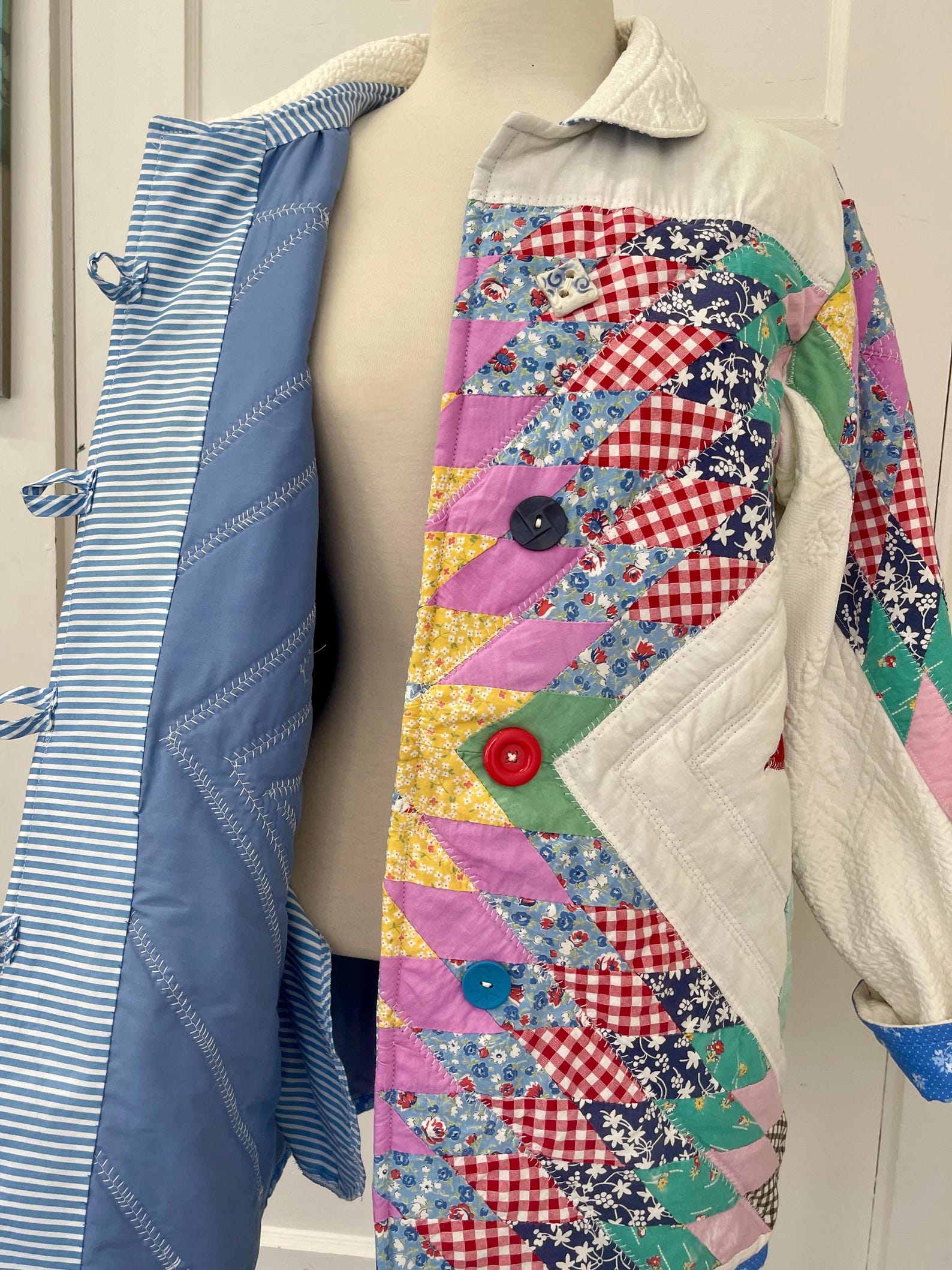 Upcycled Quilt Jacket - Etsy