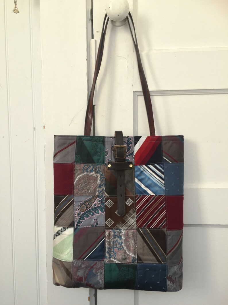 SILK TIE PATCHWORK Purse Custom Order - Etsy