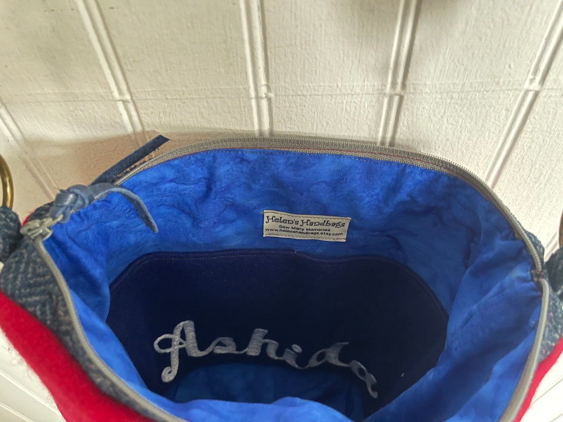 Custom Handbag From High School Letter Jacket - Etsy