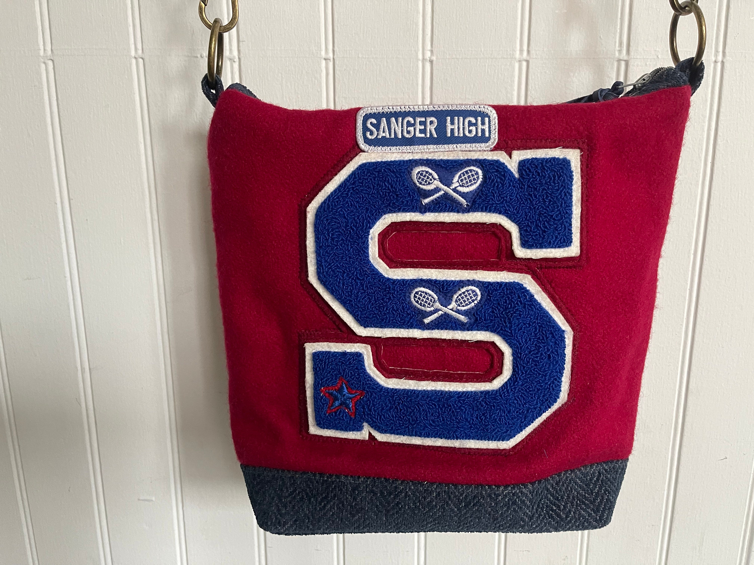 Custom Handbag From High School Letter Jacket - Etsy