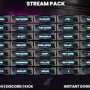 Car Themed Stream Pack | Car Overlays | Twitch Stream Pack |twitch Car ...