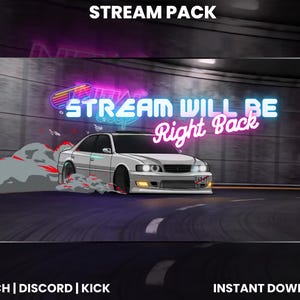 Car Themed Stream Pack | Car Overlays | Twitch Stream Pack |twitch Car ...
