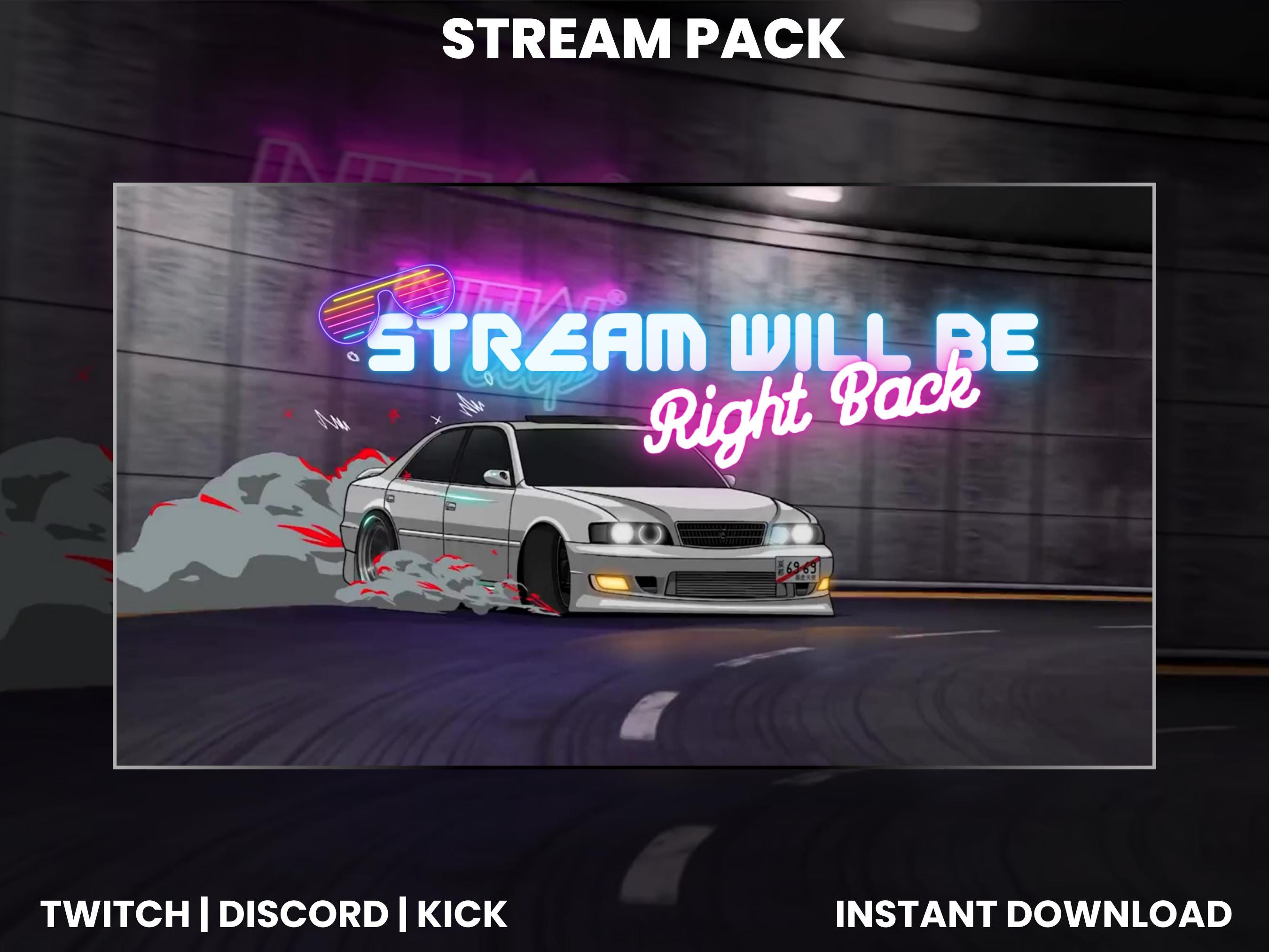 Car Themed Stream Pack | Car Overlays | Twitch Stream Pack |twitch Car ...