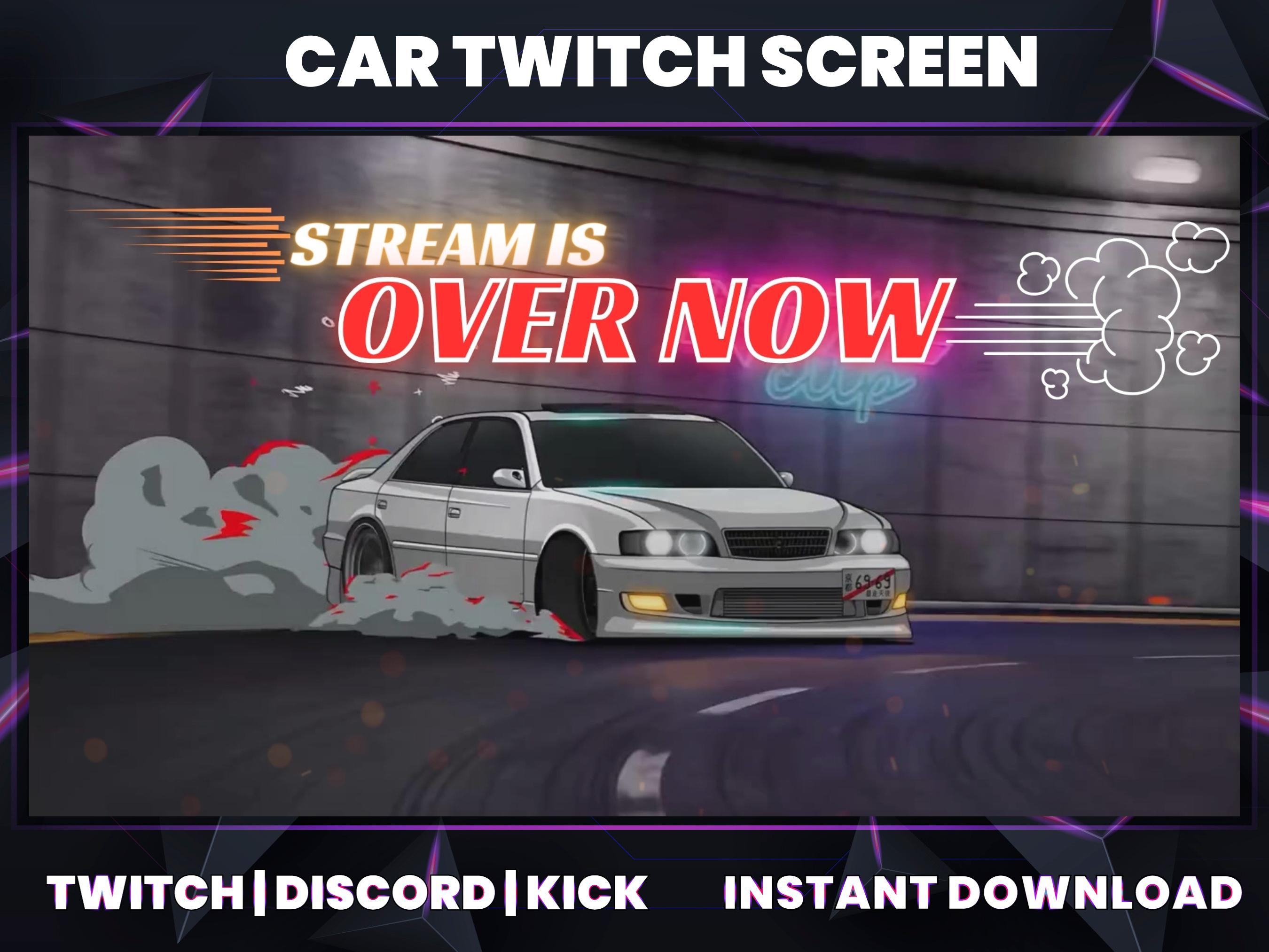 Car Themed Stream Pack car Overlays Twitch Stream Pack twitch Screen Overlay Twitch Panels ...