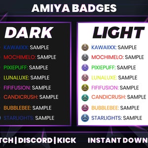 Badges for Twitch Sub & Bit Badges Anime Emotes Sub Badges Bit Badges ...