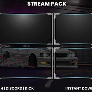 Car Themed Stream Pack | Car Overlays | Twitch Stream Pack |twitch Car ...