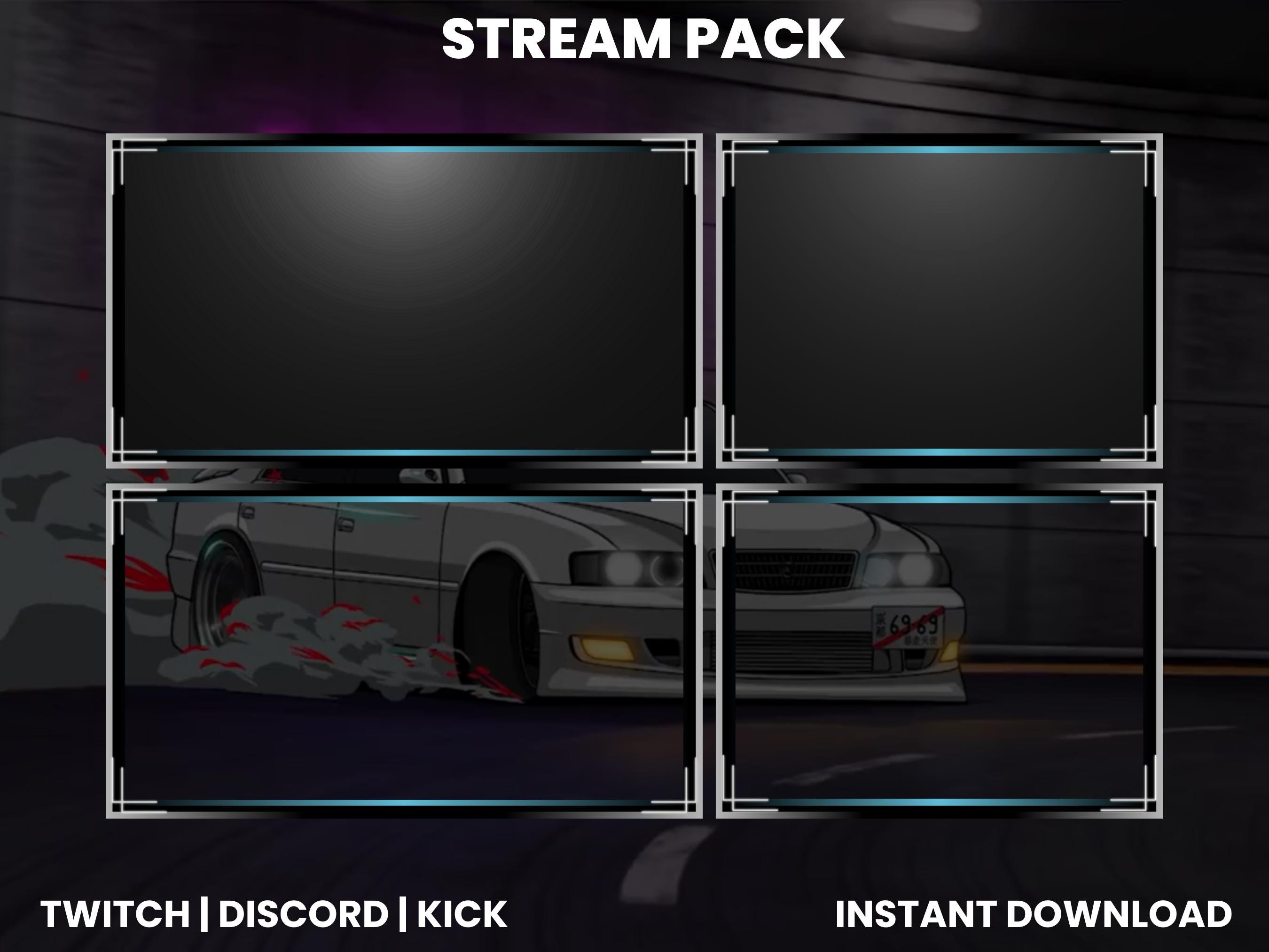 Car Themed Stream Pack | Car Overlays | Twitch Stream Pack |twitch Car ...