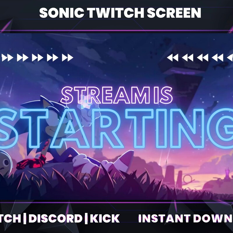Twitch Sonic Panels - Etsy